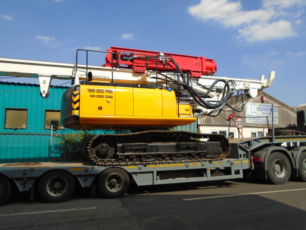 TRITECH BUYS NEW BSP RADIO-CONTROLLED PILING RIG - Machinery Movers ...