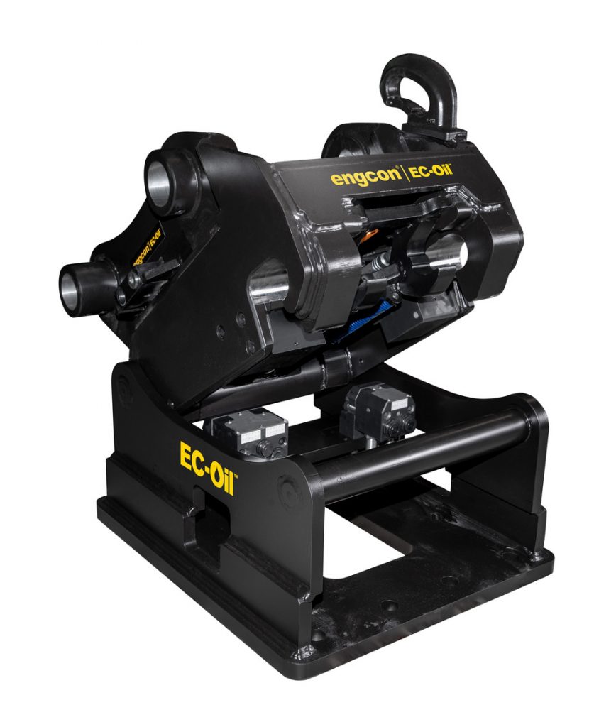 Engcon introduces most powerful automatic quick hitch so far - Machinery Movers